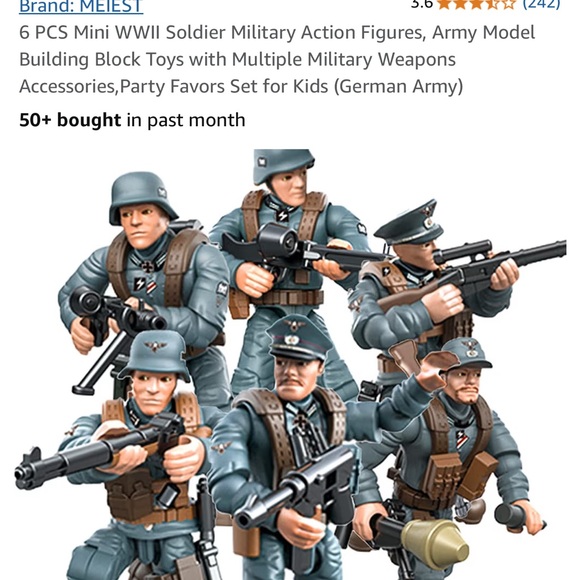 MEIEST | Toys | Wwii Mini Soldier Set German Army Model | Poshmark